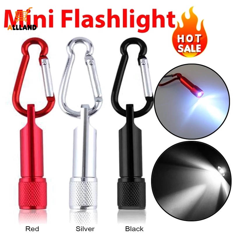 LED Mini Carabiner Flashlights/ Outdoor Camping Pocket Torch Light with ...