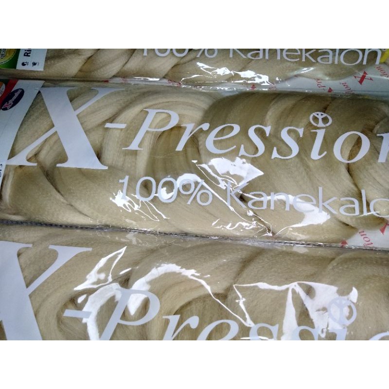 Original Xpression Rich Braid Attachment Hair Extension #613/Blonde ...