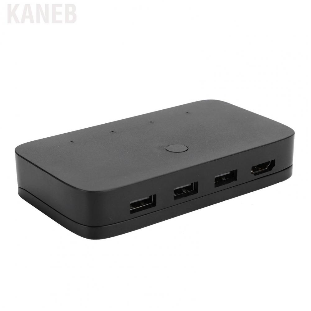 Kaneb 4 In 1 Out 4K HD HDMI KVM Switcher Box USB Printer Splitter 30Hz ...