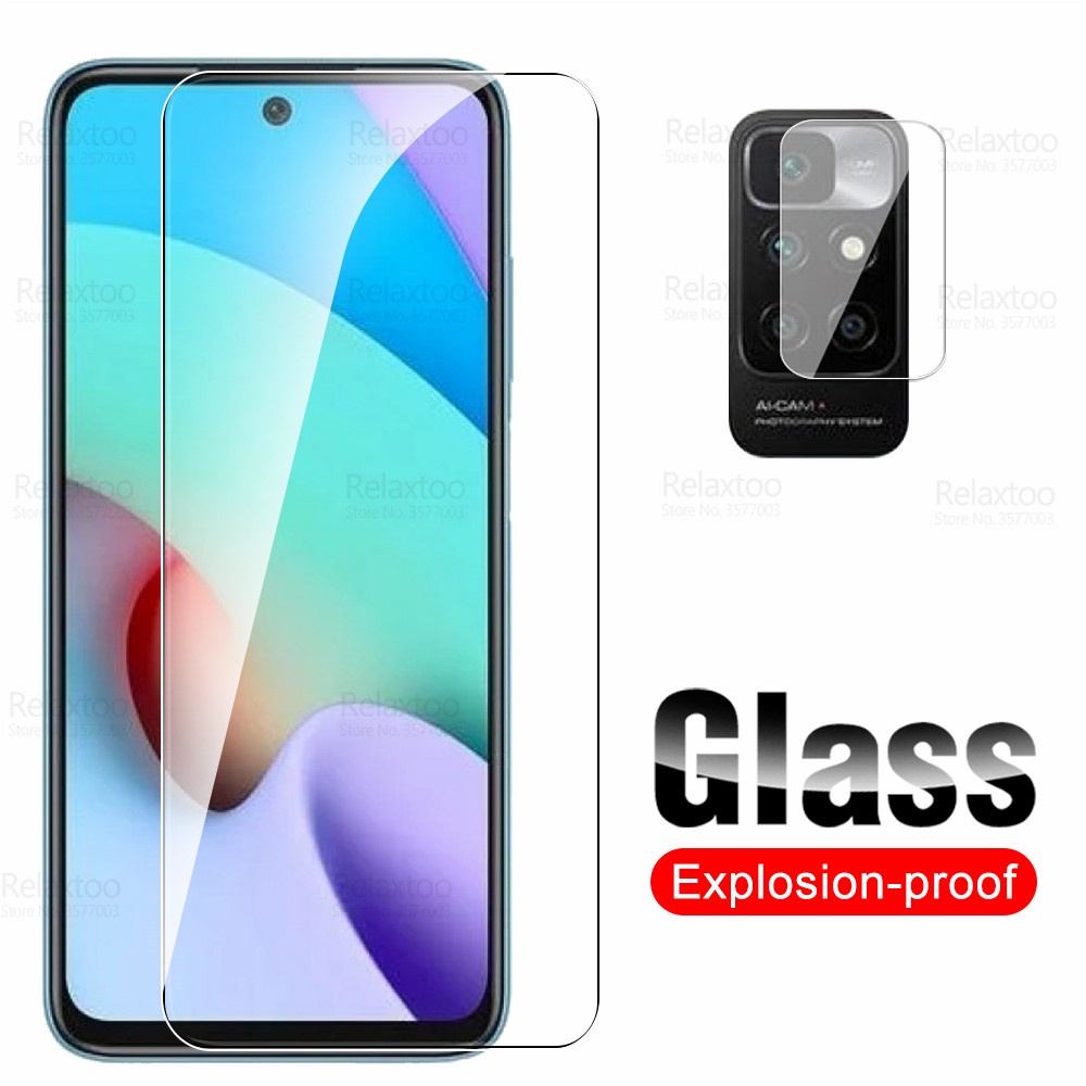 Camera Tempered Glass For Xiaomi Redmi 10 Prime Screen Protector ...