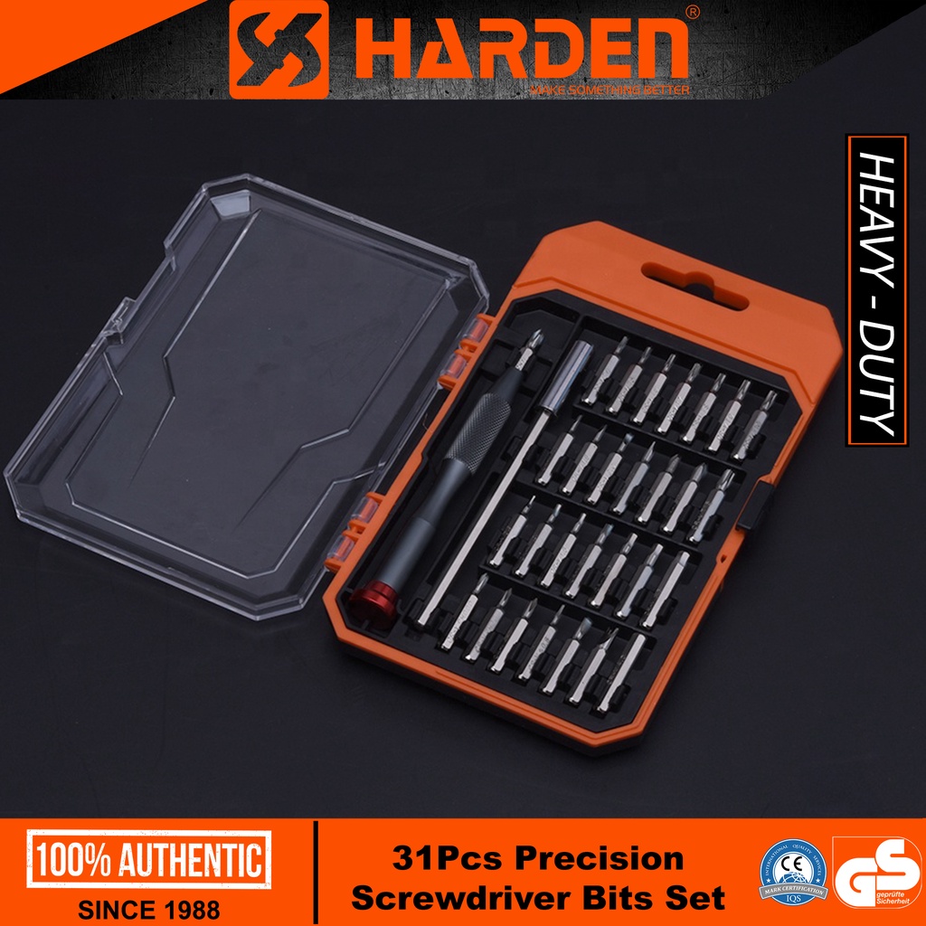 Harden 550131 31Pcs Precision Screwdriver Bits Set Hand Work Repair ...
