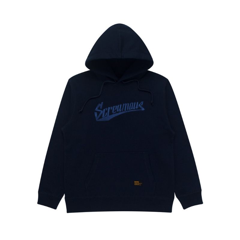 Screamous Navy List Blue Hoodie Sweater Scm | Shopee Philippines