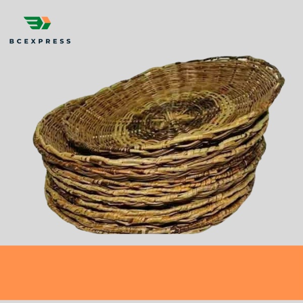 !!ONHAND!!Nito Plate Food Wicker Native Homemade Nito tray for parties ...