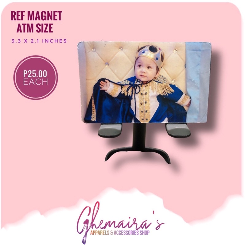 Personalized Ref Magnet (ATM Size) | Shopee Philippines