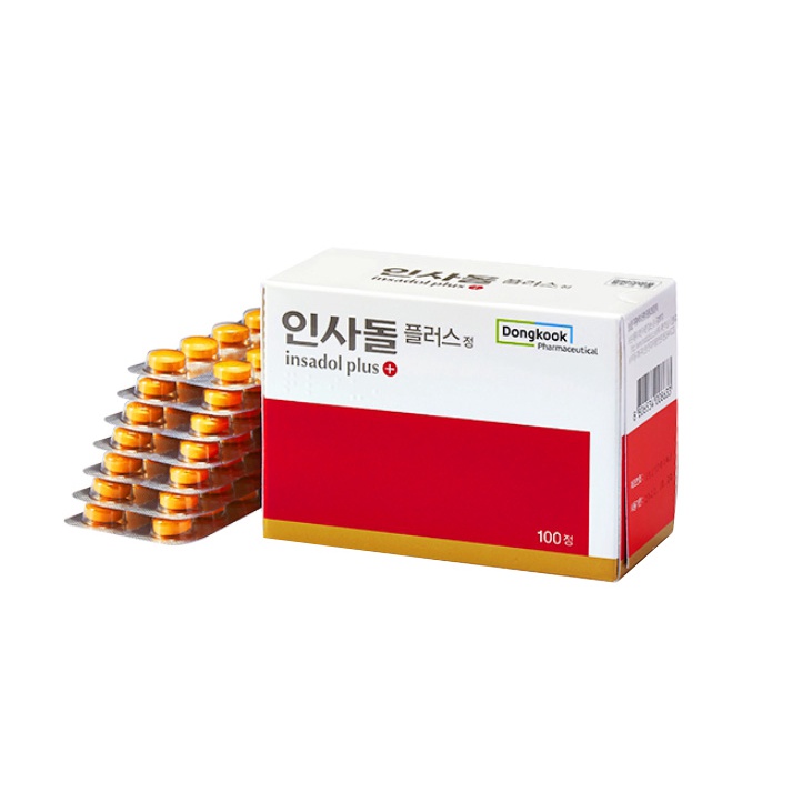 Dongkook Insadol Plus 100 Tablets Oral Dental Tooth Teeth Pain ...