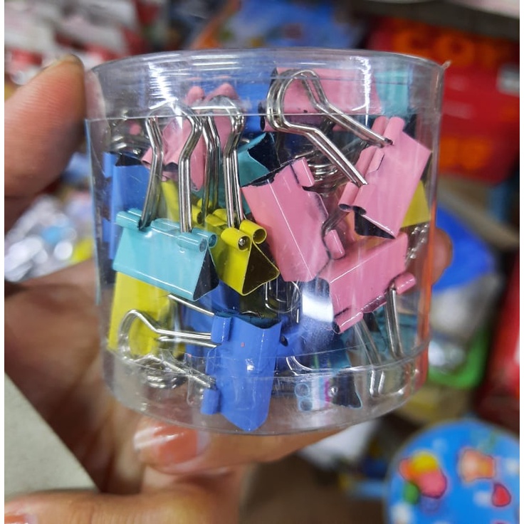 COLORED Binder Clips (Assorted Color) | Shopee Philippines
