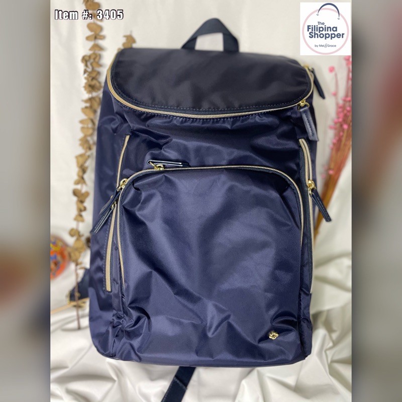 Samsonite Mobile Solution Deluxe Navy Blue Backpack | Shopee Philippines