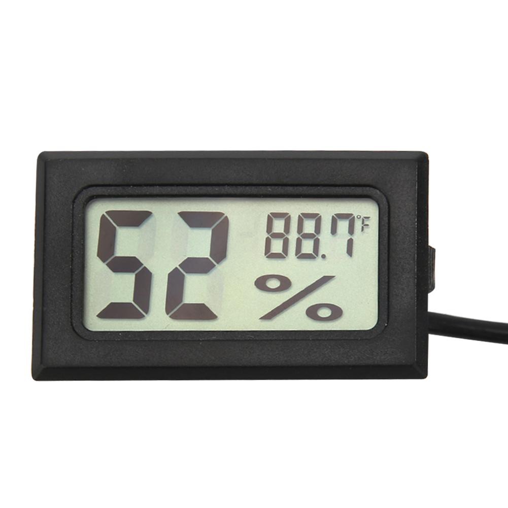 Digital LCD Thermometer Hygrometer Probe Room Temperature Humidity ...