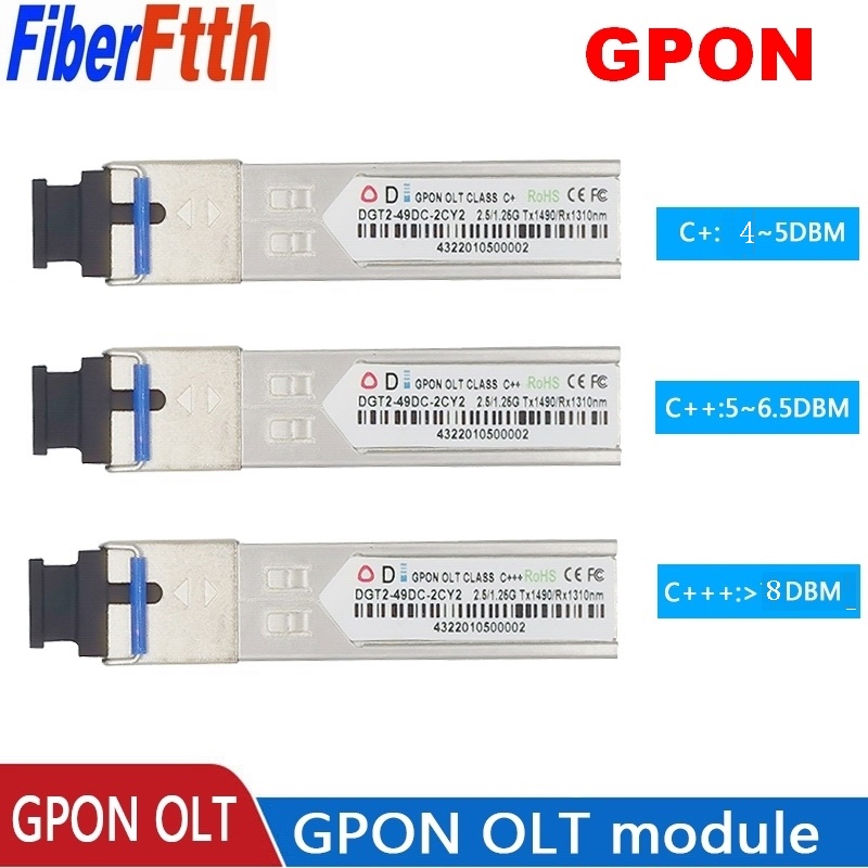 GPON OLT CLASS B+ C+ C++ C+++ Optical PON Module 20KM SFP module for ...