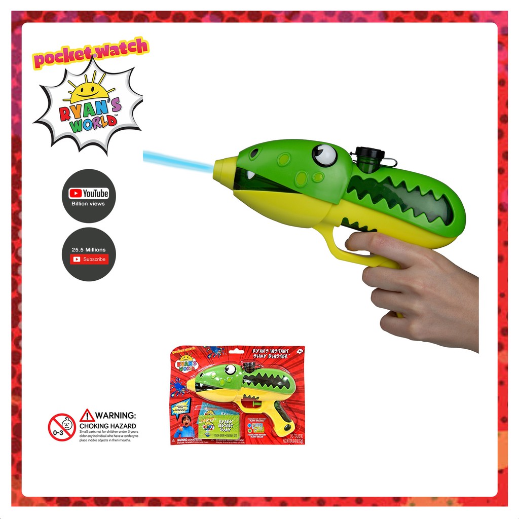 Ryan's World 116286-00 Ryan's Gus Instant Slimy Blaster Green | Shopee ...