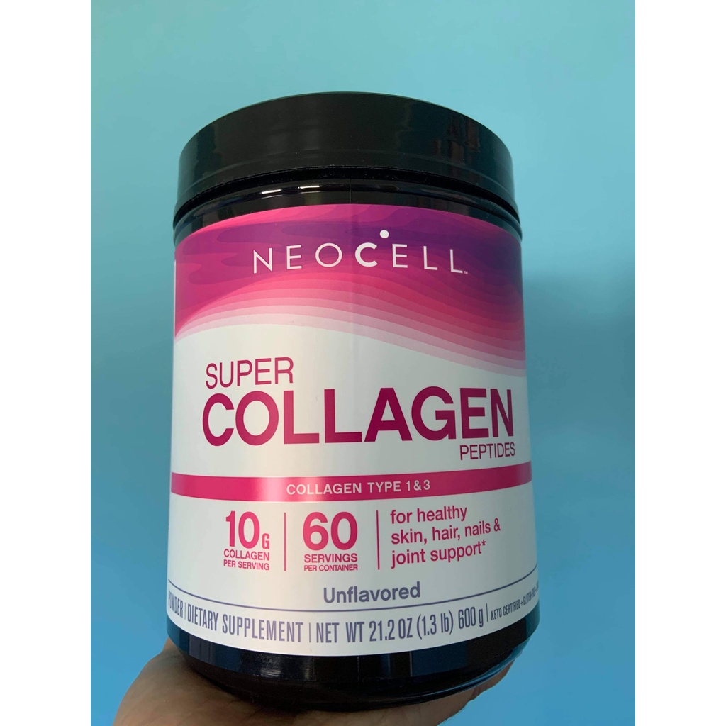 Neocell Super Collagen Peptides Powder 21.2 oz / 600g (EXP 7/2023 ...