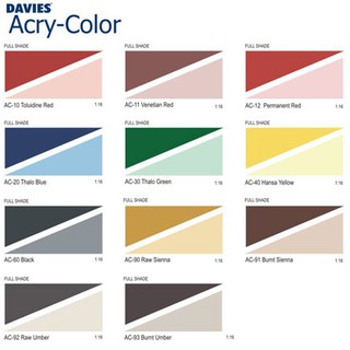Assorted Acry color paint Davies 60ml | Shopee Philippines