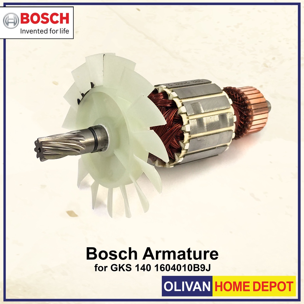 BOSCH Replacement Sparepart Armature for Circular Saw GKS 140 ...