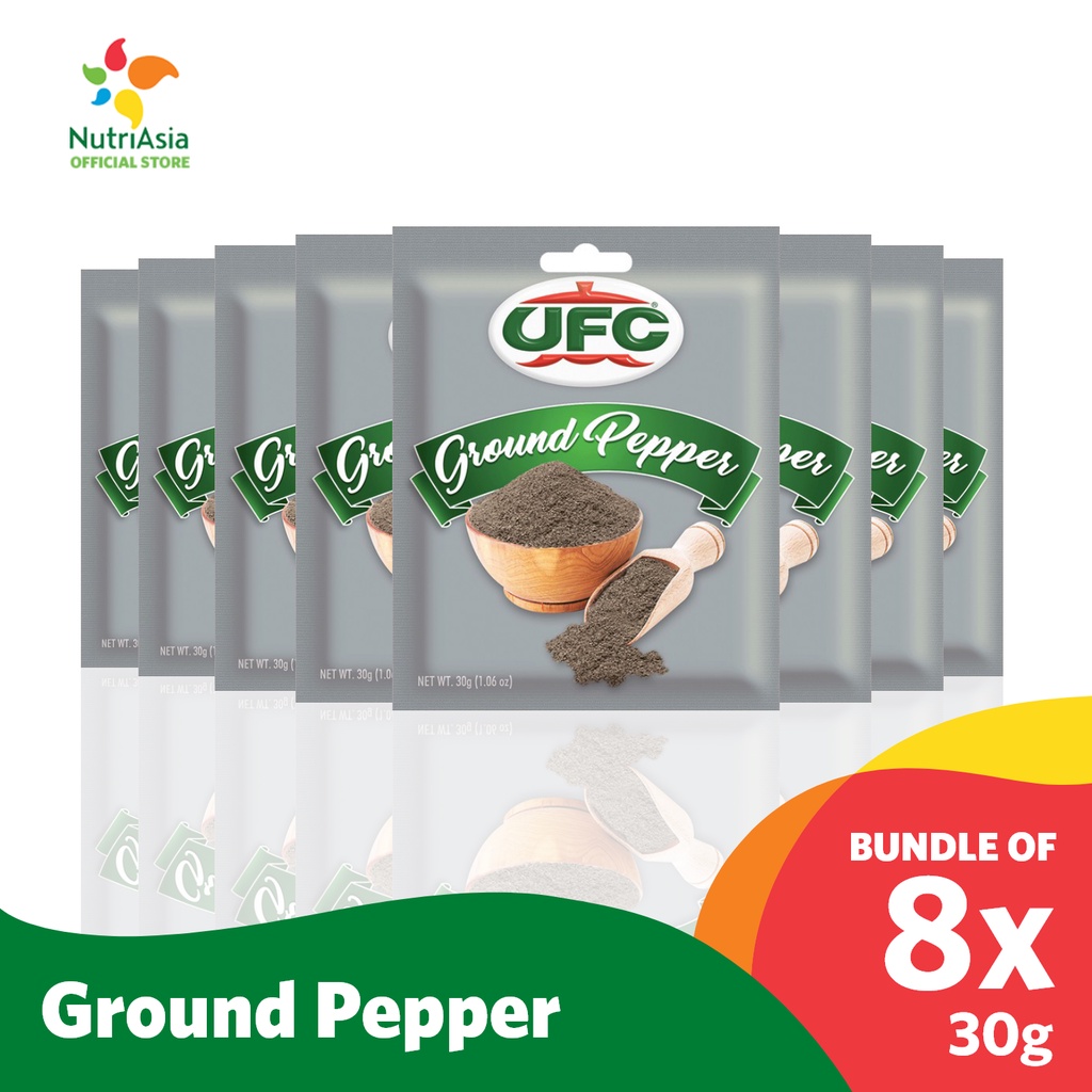 UFC Ground Pepper 30 g Bundle of 8 | Shopee Philippines
