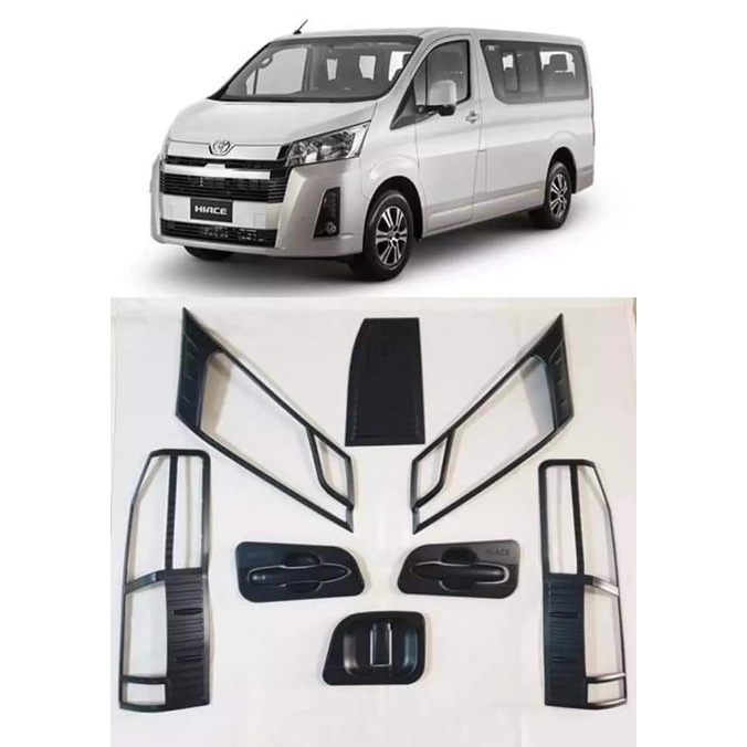 Toyota hiace Commuter deluxe 2019-2021 combo set garnish covers ...