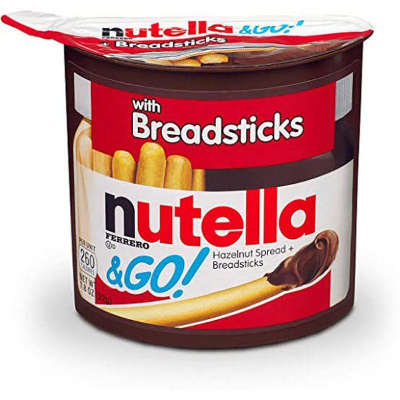 Nutella & Go Breadstick with Hazelnut Spread - 52g | Shopee Philippines