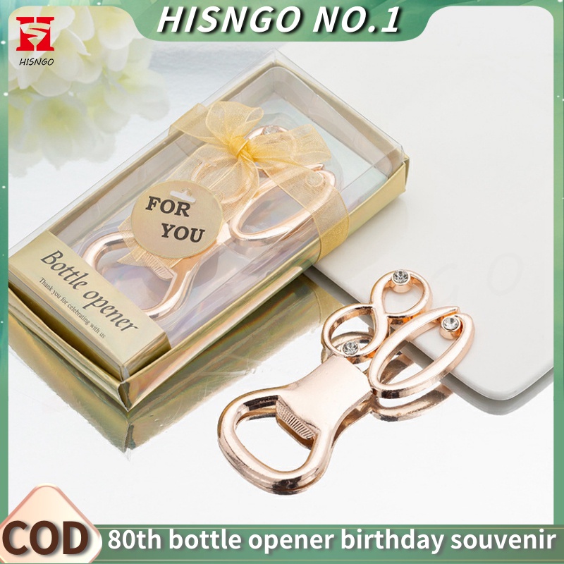 【Local Delivery】 80th Birthday Giveaways Anniversary Gifts Beer Bottle ...