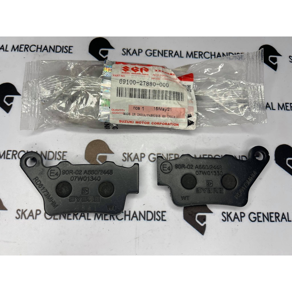 SGP - REAR, BRAKE PAD - GIXXER 250 / GIXXER 150 SF/RF ( 69100-27880-000 ...