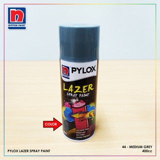 Pylox Lazer Spray Paint Medium Grey PLZ044 400cc Nippon | Shopee ...