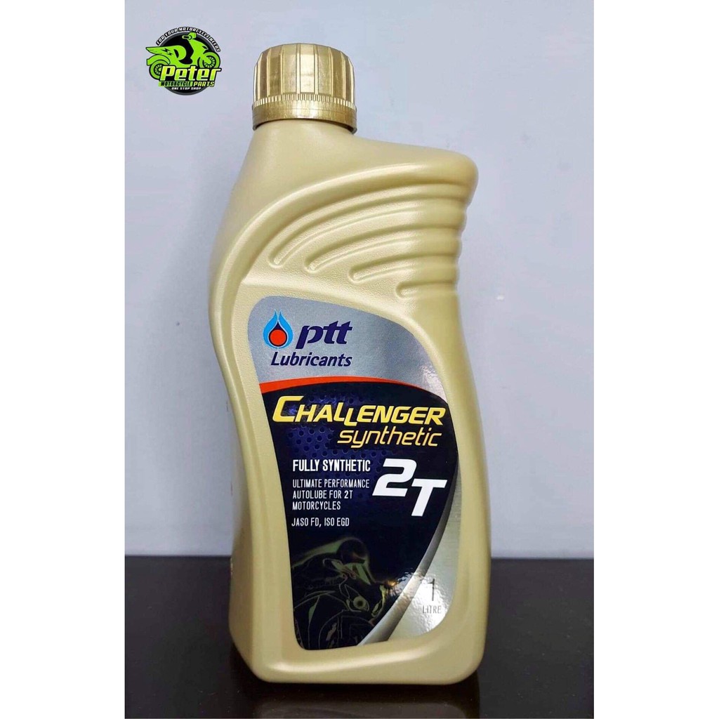 PTT CHALLENGER SYNTHETIC 2T OIL (1 LITER) | Shopee Philippines