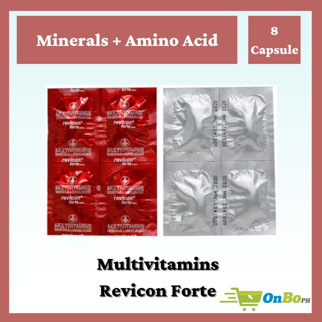 ONBO* Multivitamins Revicon Forte Amino Acid, 8 Capsule | BeeCost