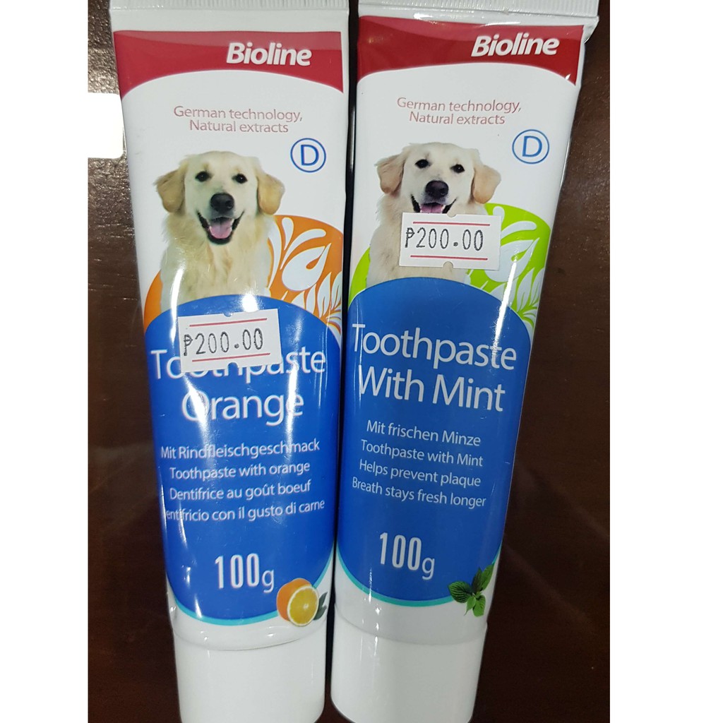 Bioline Dog Toothpaste (100g) | Shopee Philippines