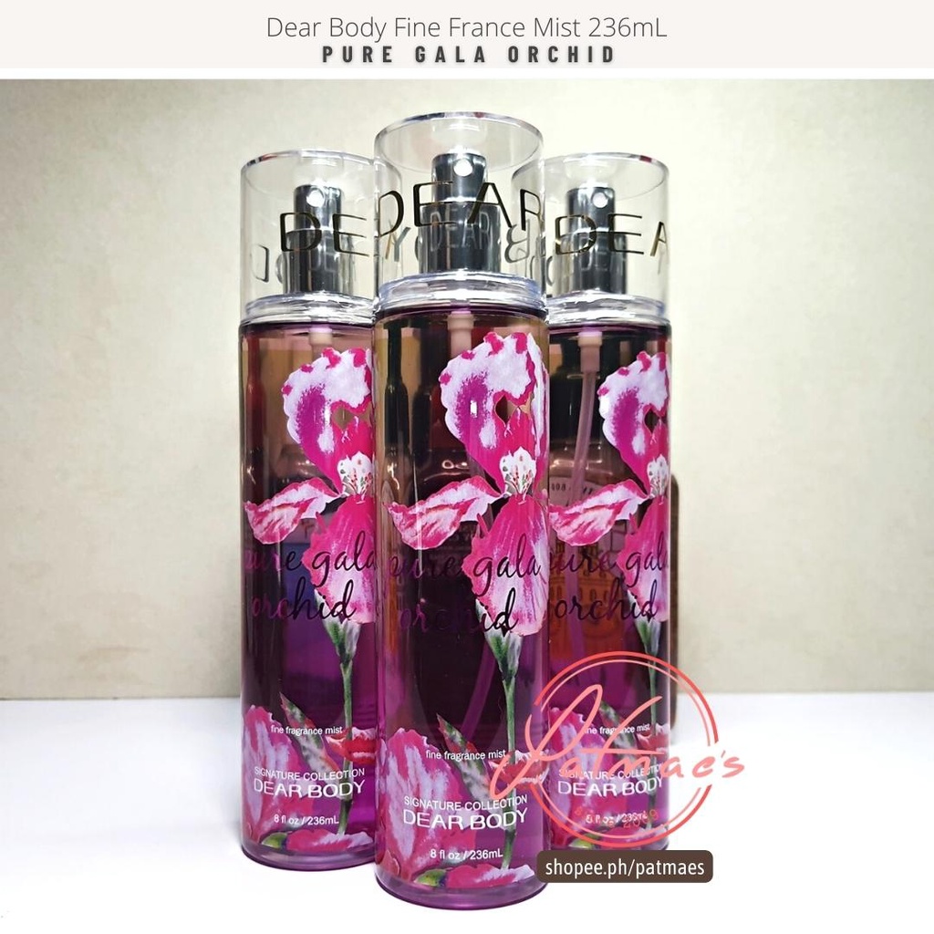 Dear Body Fine Fragrance Mist Pure Gala Orchid 236mL for Women (UK ...
