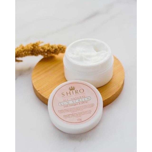 Shiro Sunscreen SPF 30 (with Collagen) | Shopee Philippines