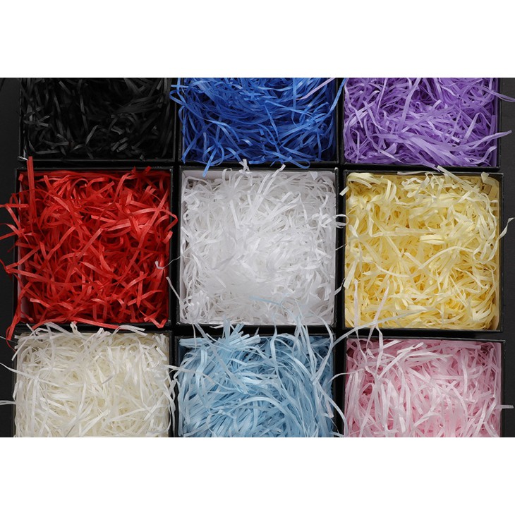 (100 grams) Straight / crinkled shredded paper / fillers for packaging ...