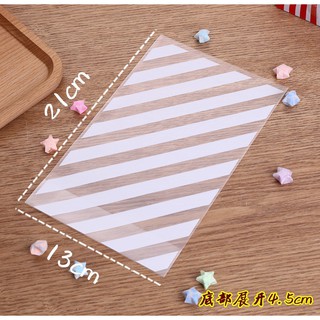 100 Pcs White Polka dots Stripes Food Packaging Plastic Biscuit Bread ...