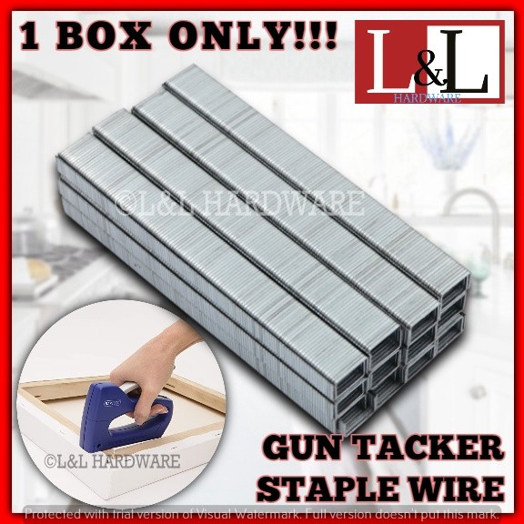 2317 1 BOX of Gun Tacker Staple Wire Nail Manual Nail Gun Nail U-Shaped ...