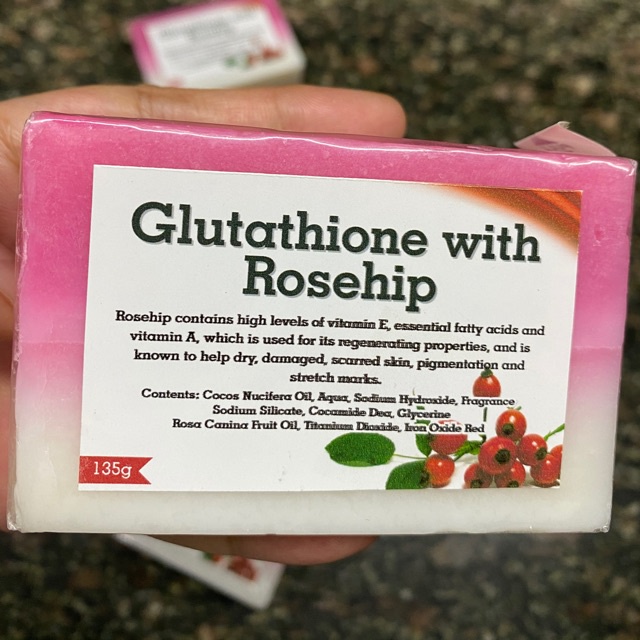 GLUTATHIONE WITH ROSEHIP SOAP 135grams | Shopee Philippines