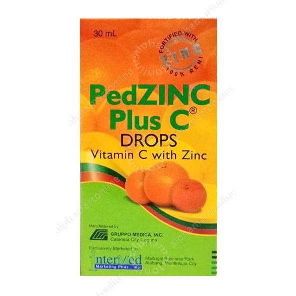 PedZinc Plus C Drops 30ml | Shopee Philippines