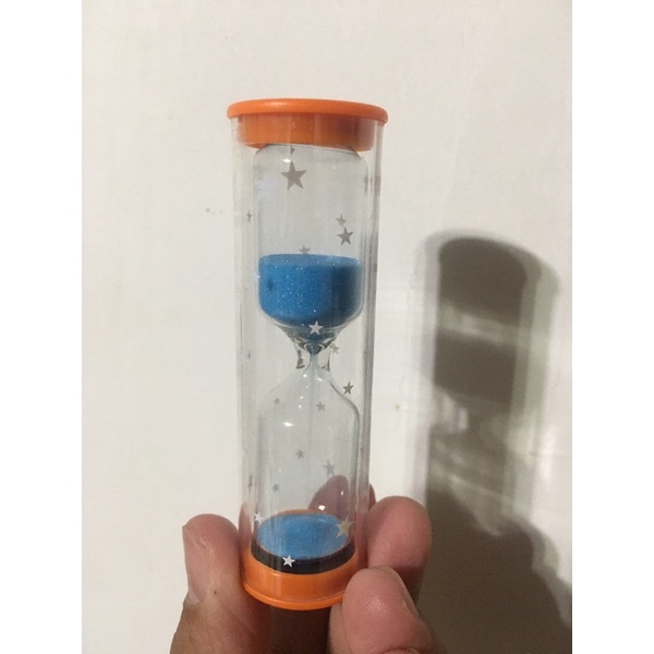 Hourglass with 3-Minute Duration, with Blue Granules | Shopee Philippines