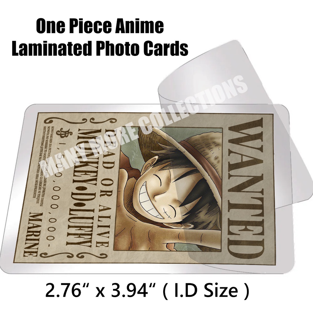 One Piece Anime Laminated Photo Cards | Shopee Philippines