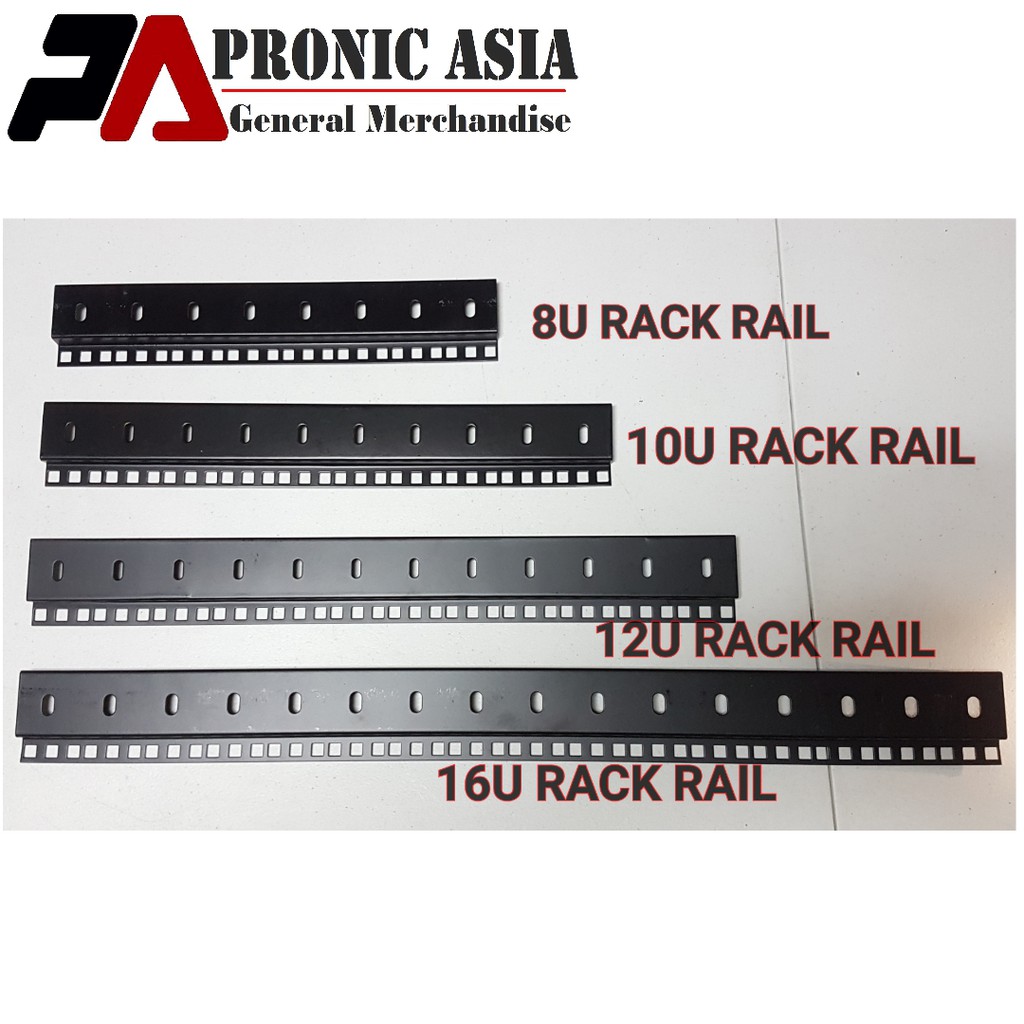 8U / 10U/ 12U/ 14U/ 16U RAIL RACK used in Flight / Tour Case | Shopee ...
