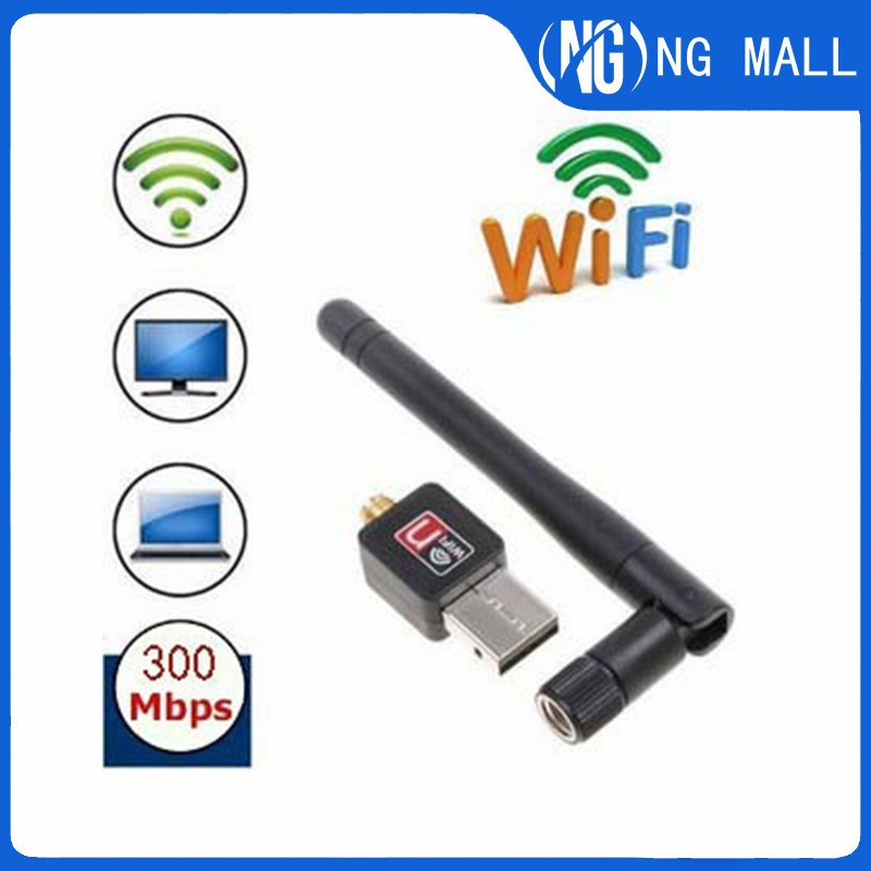 NG MALL Mini 300M USB WiFi Wireless LAN 802.11 N/G/B Adapter Dongle | Shopee Philippines