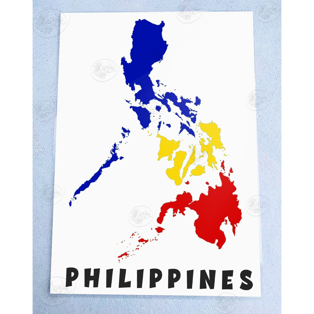 A4 Laminated Philippine Map Chart Shopee Philippines | Images and ...