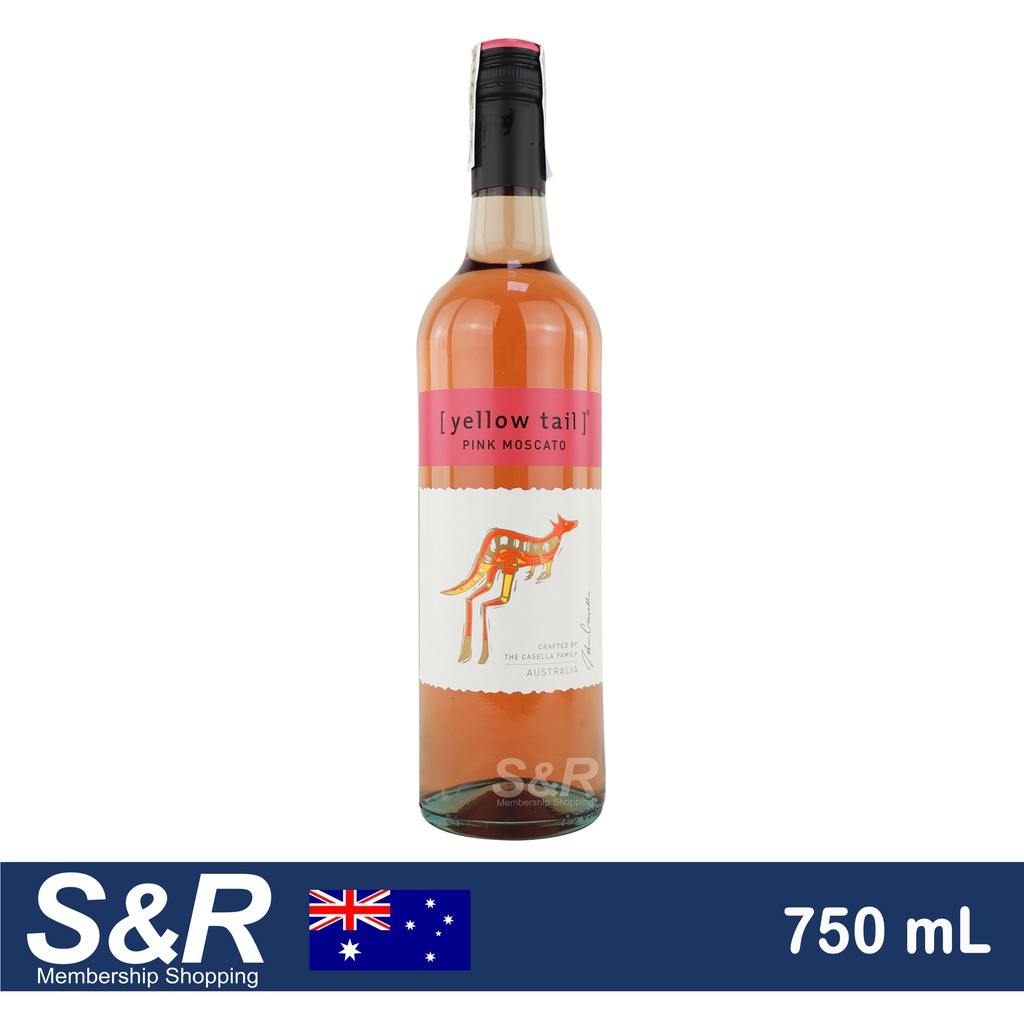 Yellow Tail Pink Moscato Rose Wine 750mL | Shopee Philippines