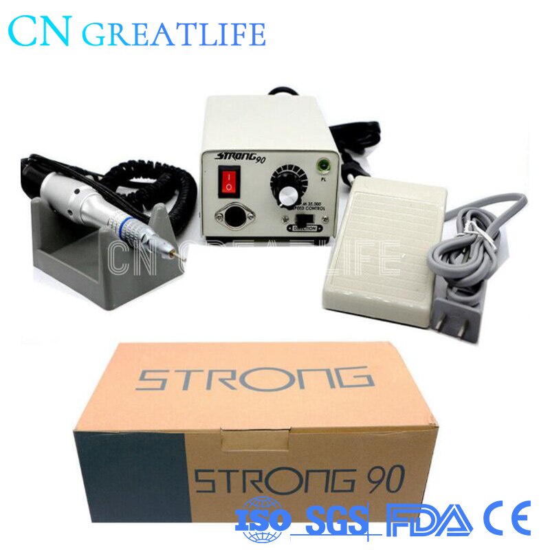 Dental Laboratory Equipment Strong Micromotor 90 Machine Polisher ...
