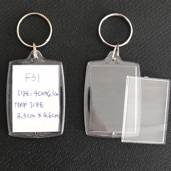 (50pcs) photo insert Acrylic Keychain F31 for giveaways | Shopee ...