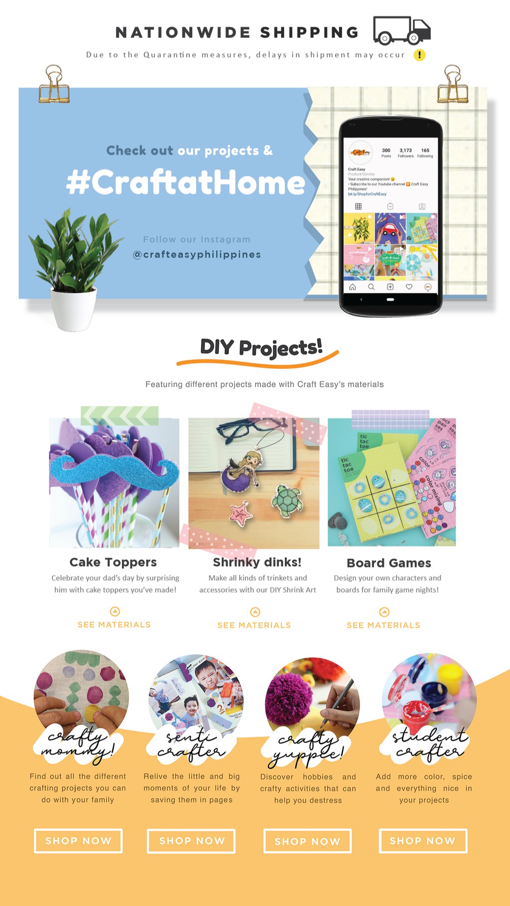 Craft Easy PH, Online Shop | Shopee Philippines
