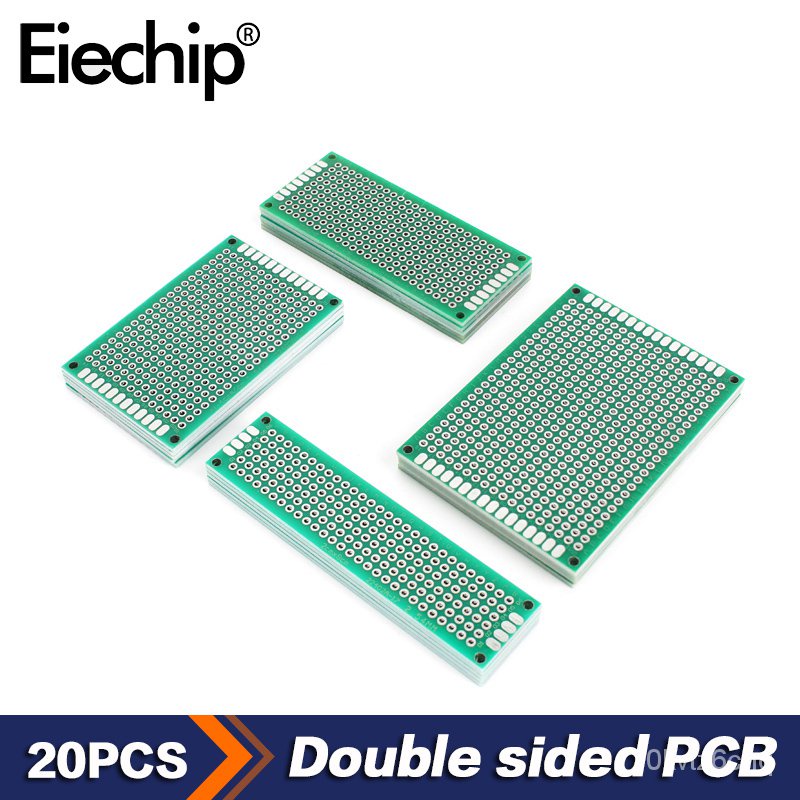 20PCS/LOT PCB Double Sided Board Kit Green 5x7 4x6 3x7 2x8cm Each 5PCS ...