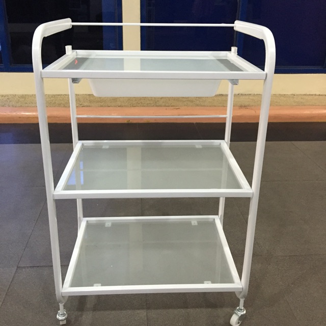 Facial trolley glass trolley Ank spa trolley | Shopee Philippines
