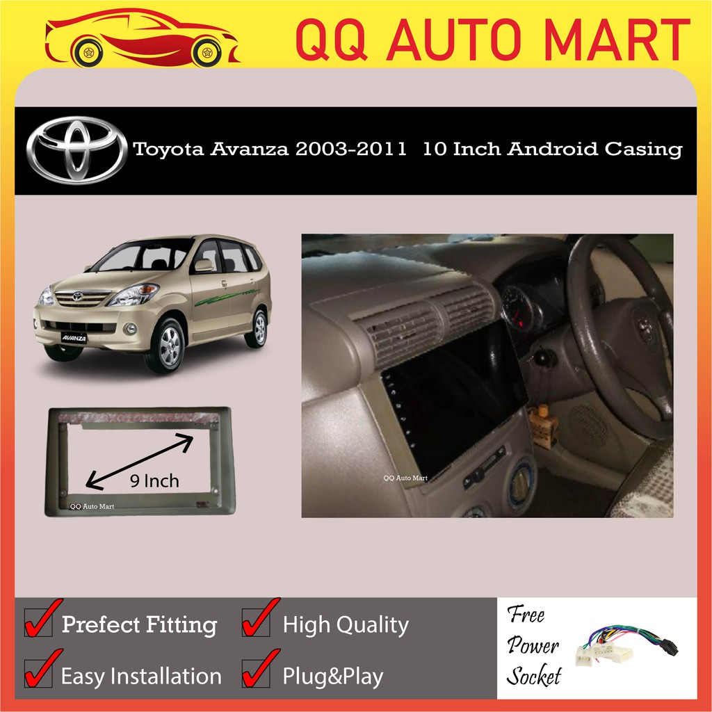 Toyota Avanza Old 2003-2011 9 Inch Android Player Casing | Shopee ...