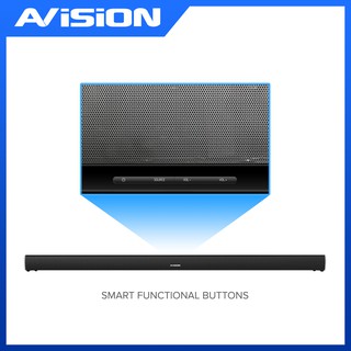 Avision 2.0 Soundbar Speaker System with Bluetooth/USB/Aux/Line-in and ...