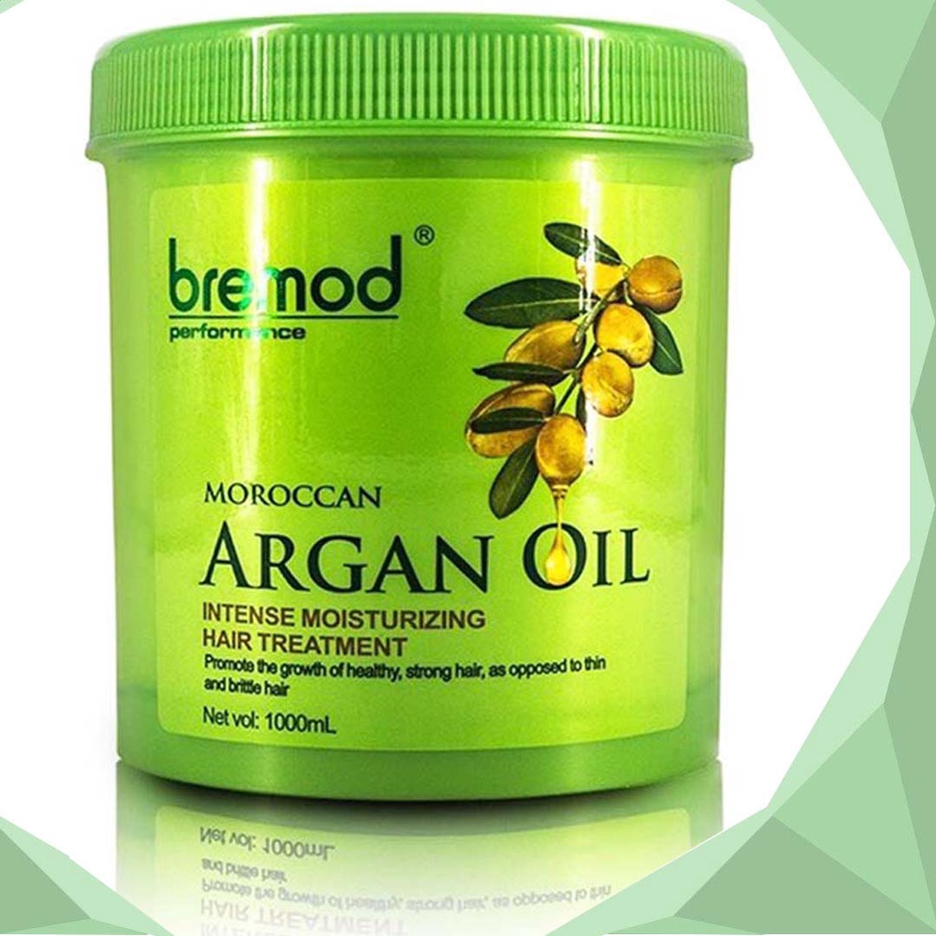 Bremod Moroccan Argan Oil Treatment 1000ml Soften Repair Frizzy Dry ...