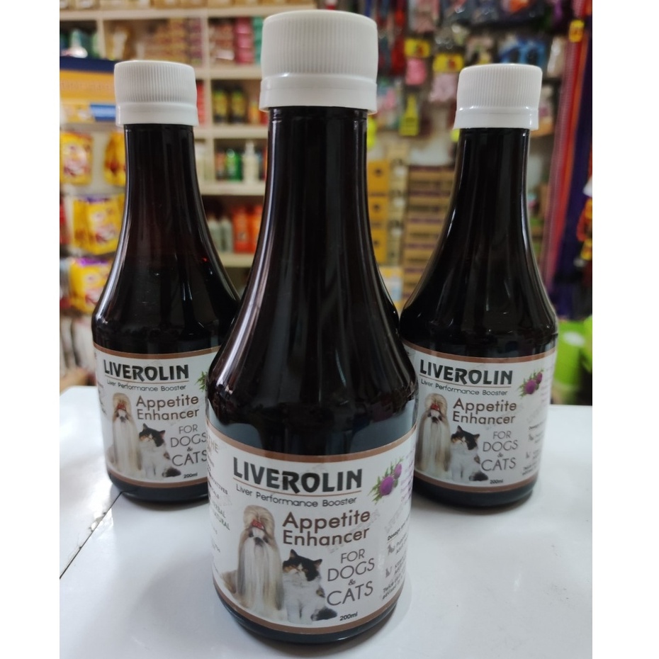 Liverolin Syrup Appetite Enhancer for Dogs and Cats 200ml | Shopee ...