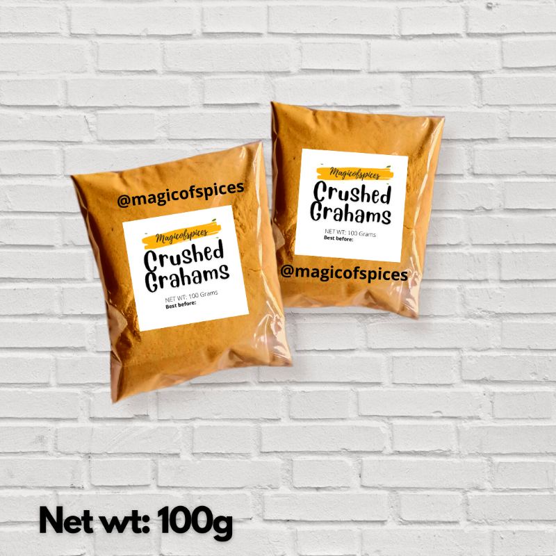 Crushed Grahams for desserts 100 Grams | Shopee Philippines
