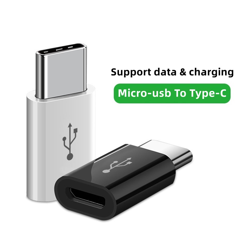Micro USB To USB C Adapter Microusb Connector USB Type C Mobile Phone ...